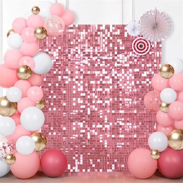 Shimmer Wall Panel Sequin Wall Backdrop Halloween Backdrop Pink ...
