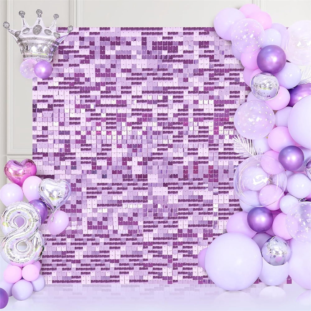 Soar Dream 6ftx6ft Silver Sequin Panel Backdrop 36 Panels Shimmer Wall ...