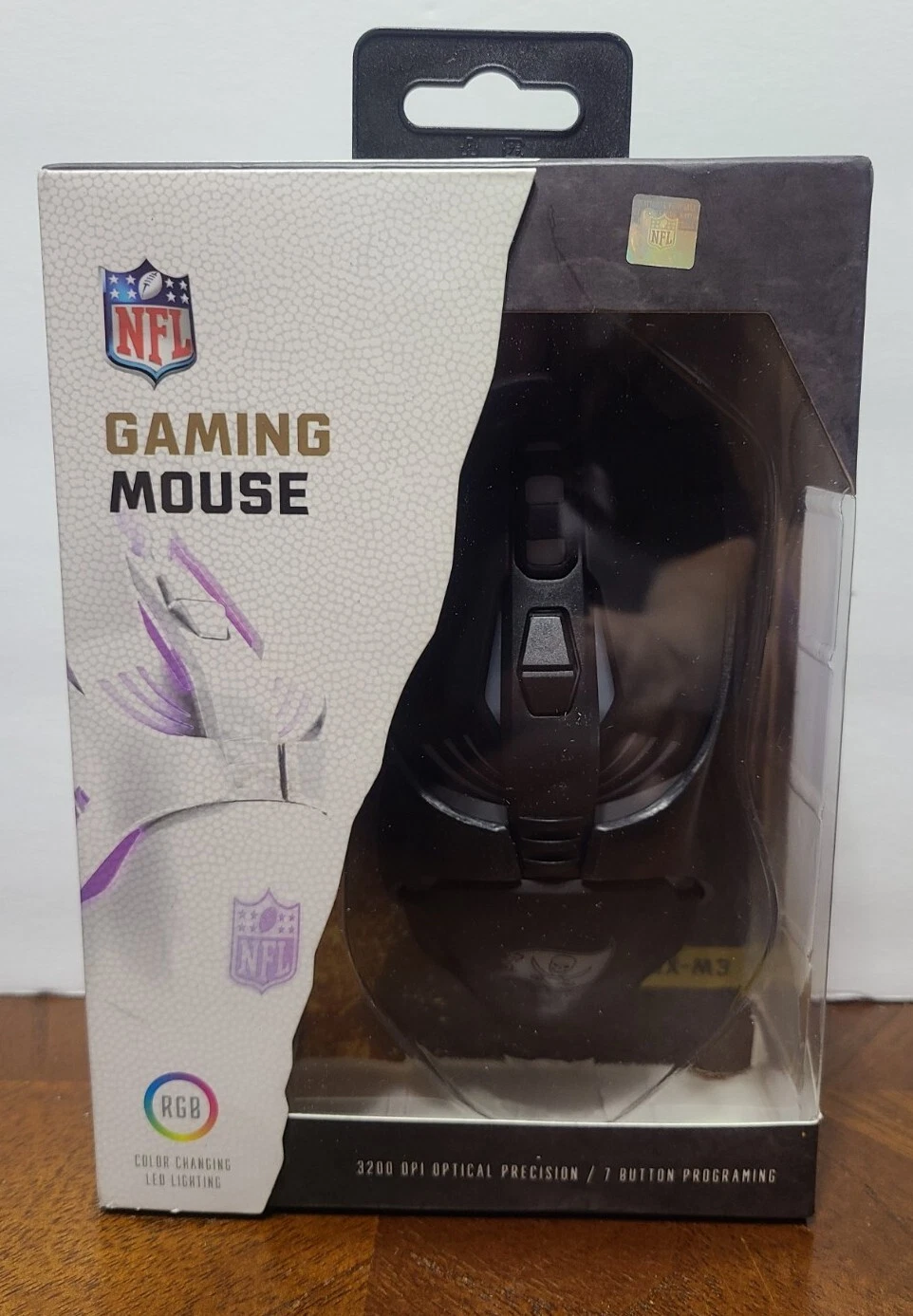 Soar Nfl Unisex Gaming Mouse - Rgx-M3 - Tampa Bay Buccaneers - Corded ...