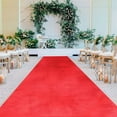 SoarDream 20ft Wedding Velvet Aisle Runner Red Carpet Runner for Party ...