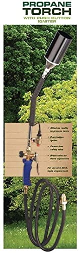 Sob Push Button Igniter Propane Torch Wand Ice Snow Melter Weed Burner ...