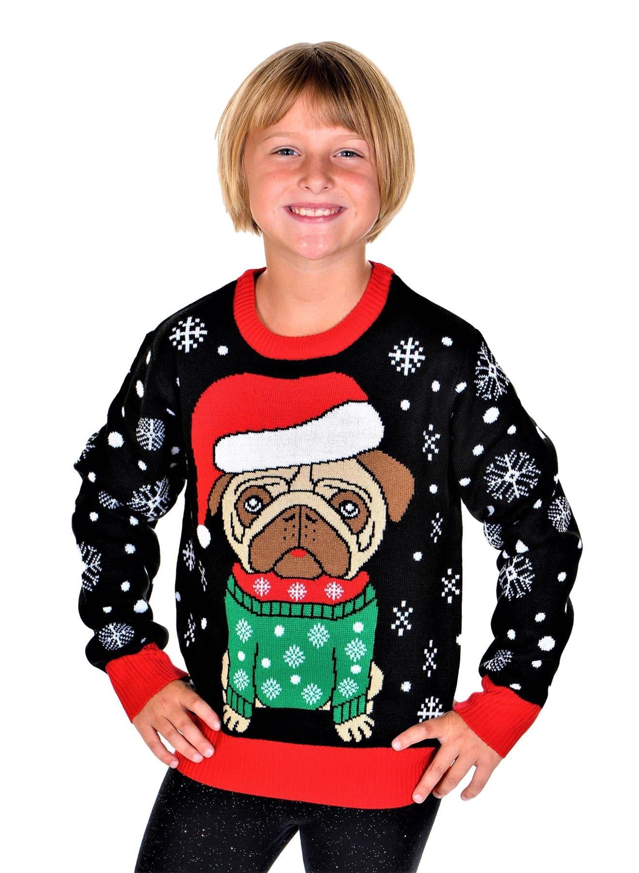 SOCAL LOOK Kids Christmas Sweater-Children’s Acrylic Holiday Pullover ...