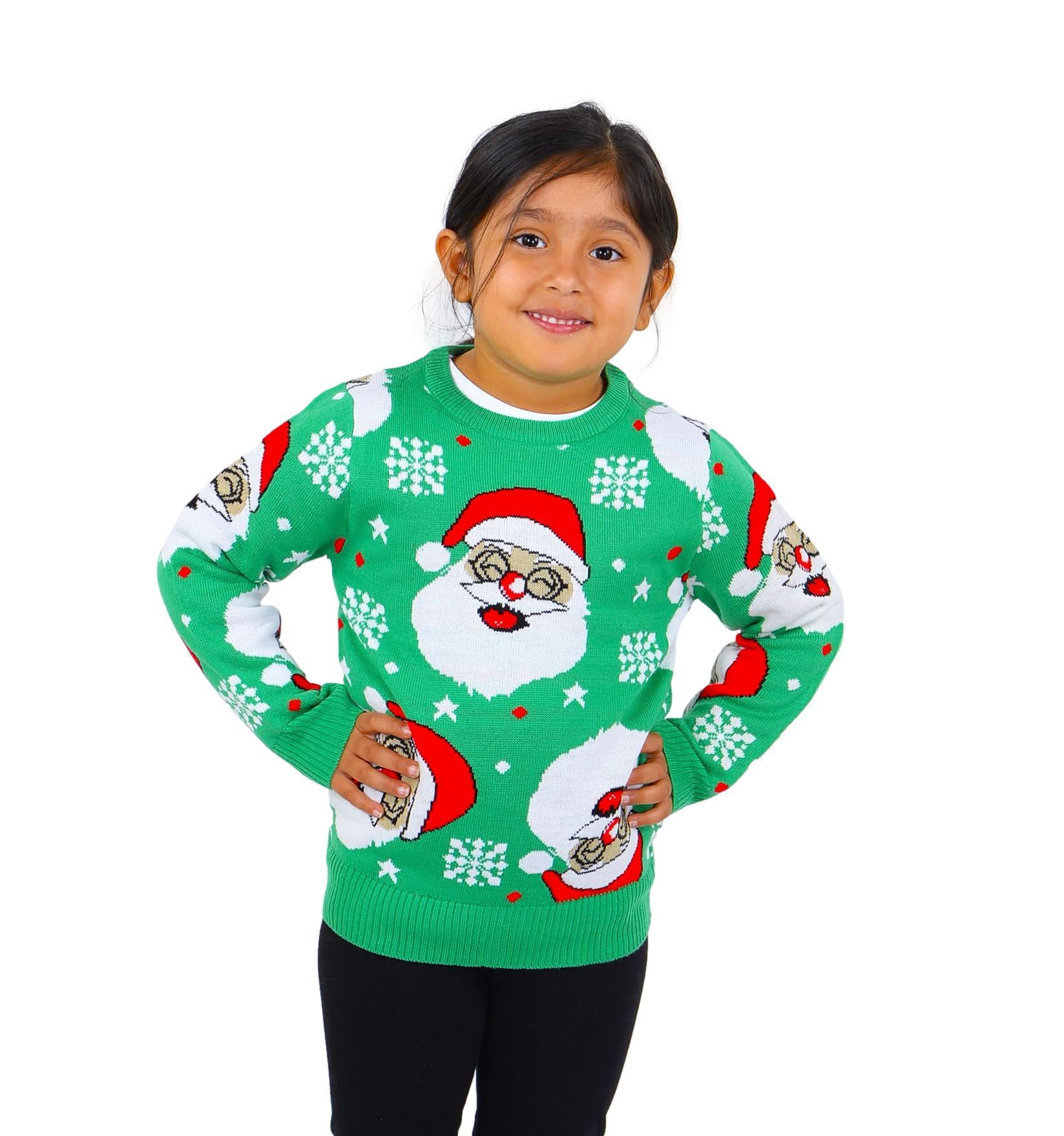 SOCAL LOOK Kids Ugly Christmas Sweater - Tacky Cute Holiday Pullover ...