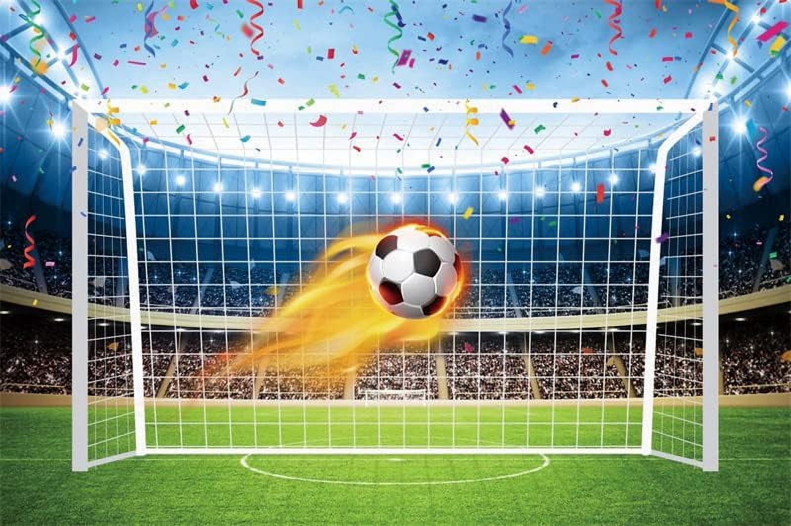 Soccer Backdrop Green Grass Football Stadium Light Background Football ...