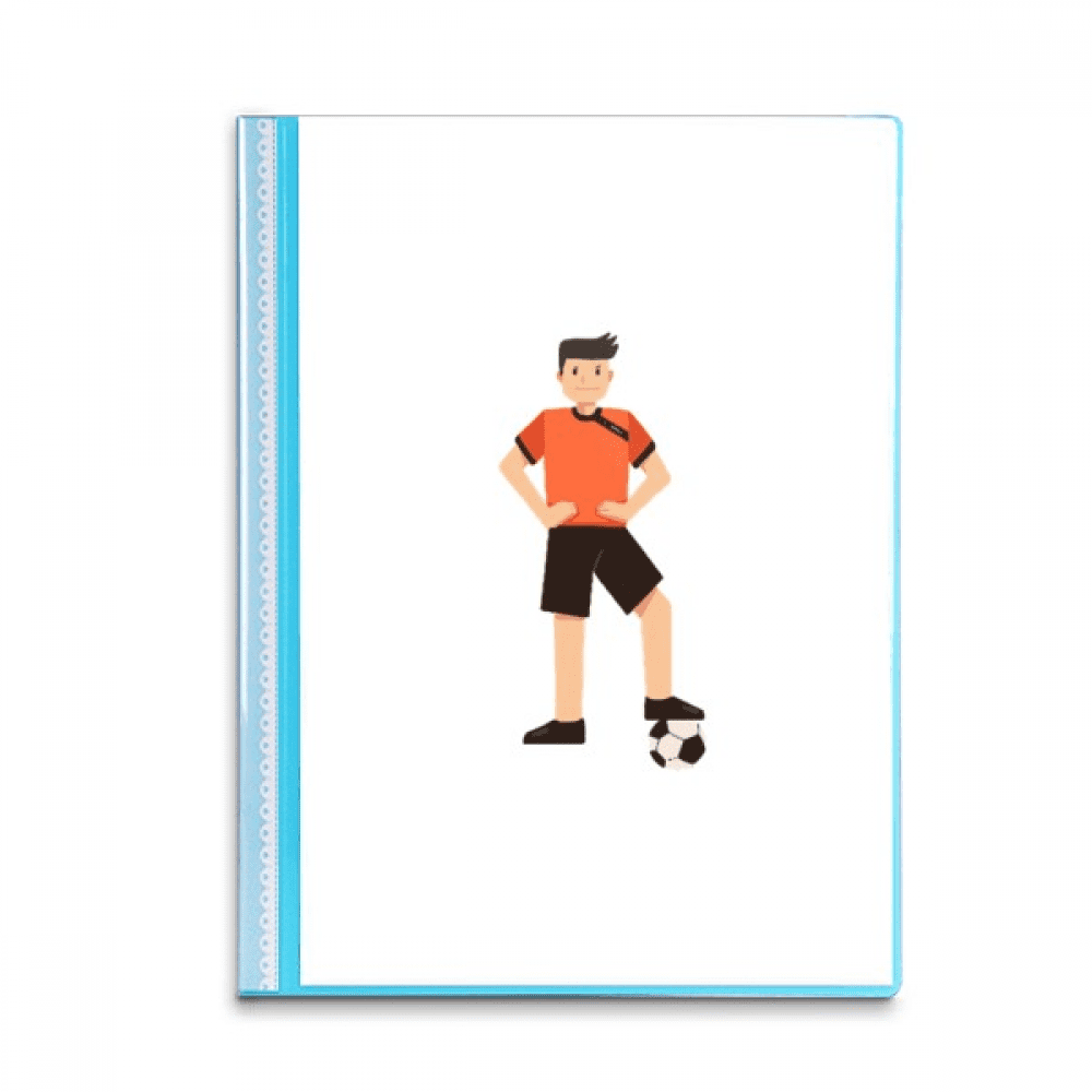 Soccer Ball Association Athlete Player Book Sheet Protectors Portfolio ...