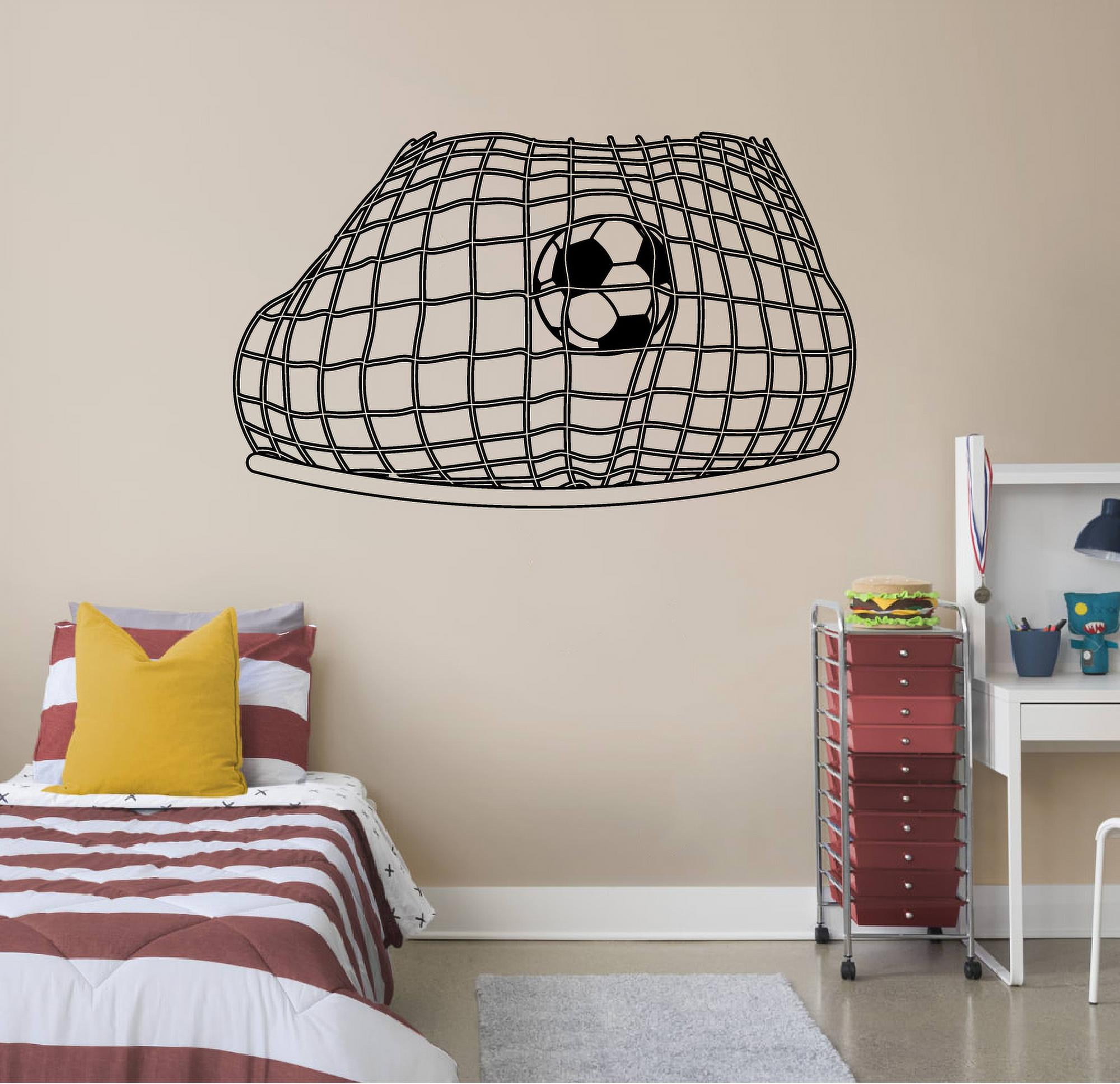 Soccer Ball Balls Goal Quote Soccer Player Athlete Quotes Wall Sticker ...