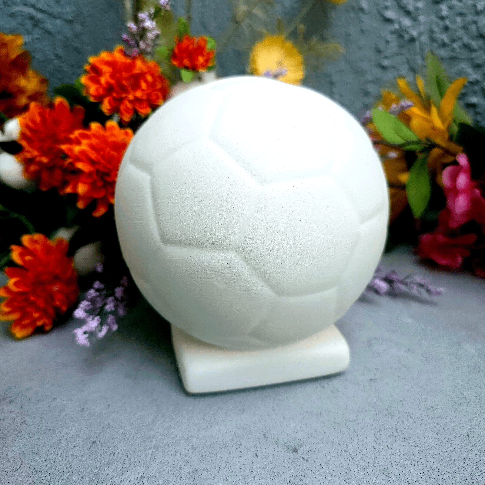 Soccer Ball Coin Bank 5" Ceramic Bisque Ready To Paint Pottery ...