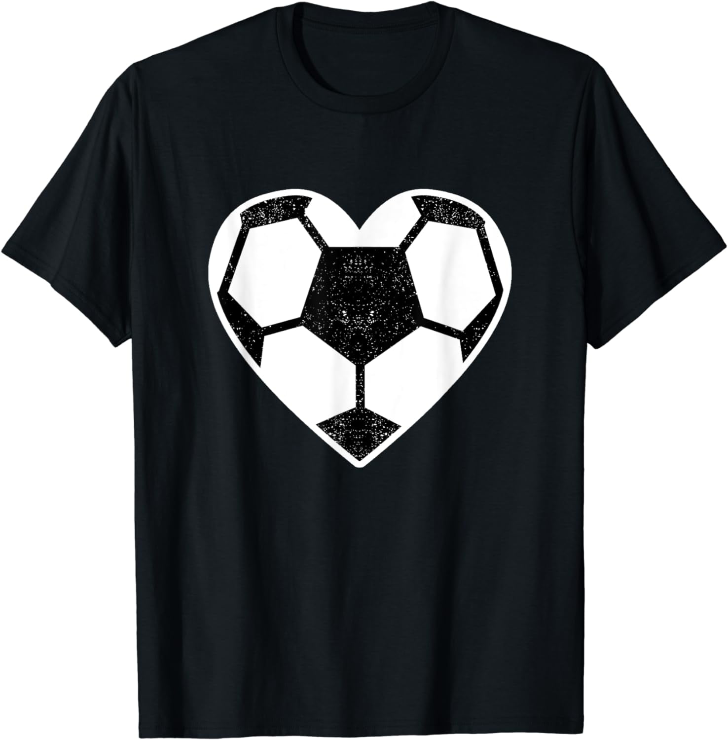 Soccer Ball Heart Sport Football Player Coach Fan V-Day Love T-Shirt ...