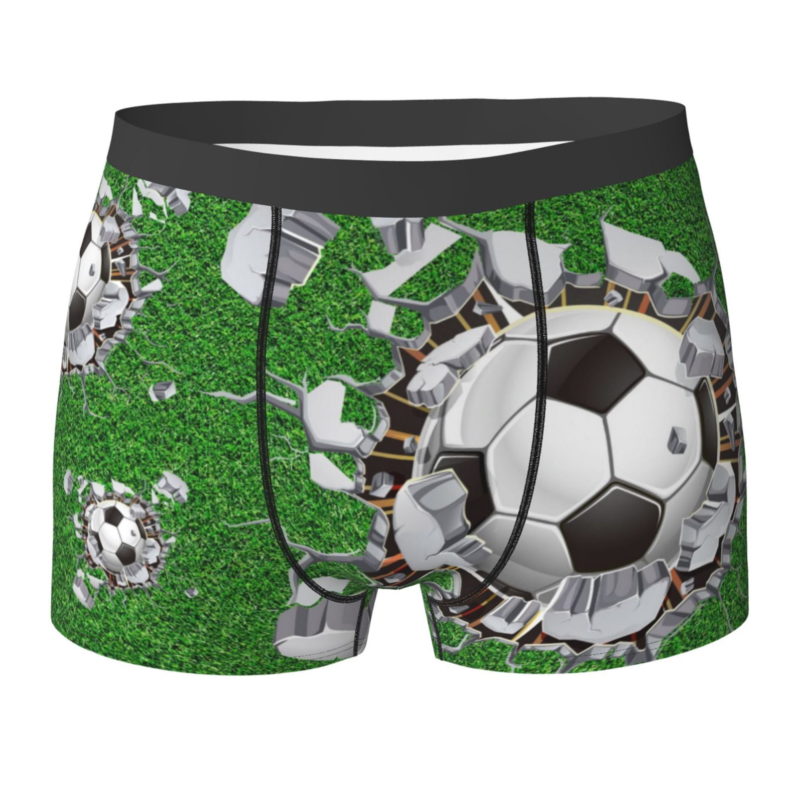 Soccer Ball Holes Design Underwear For Men,Soft Boxer Briefs ...