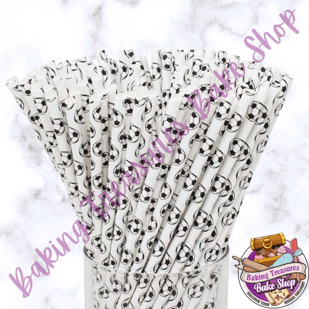 Soccer Ball Paper Straws* - Walmart.com