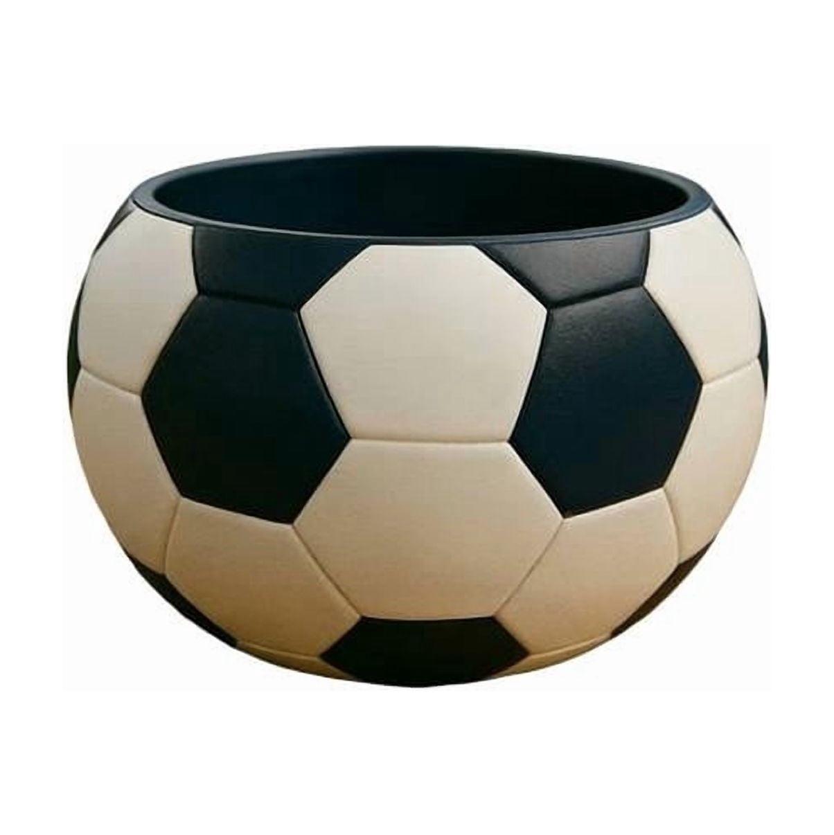 Soccer Ball Shaped Popcorn Basket with Planter Pot Sports Theme ...