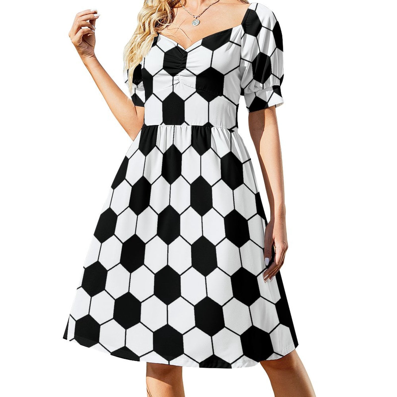 Soccer Ball Short Sleeved Dress Dress for pregnant women ceremony ...