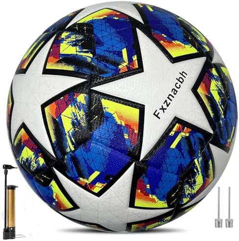Soccer Ball Size 5 Indoor and Outdoor Soccer Balls,Waterproof PU ...
