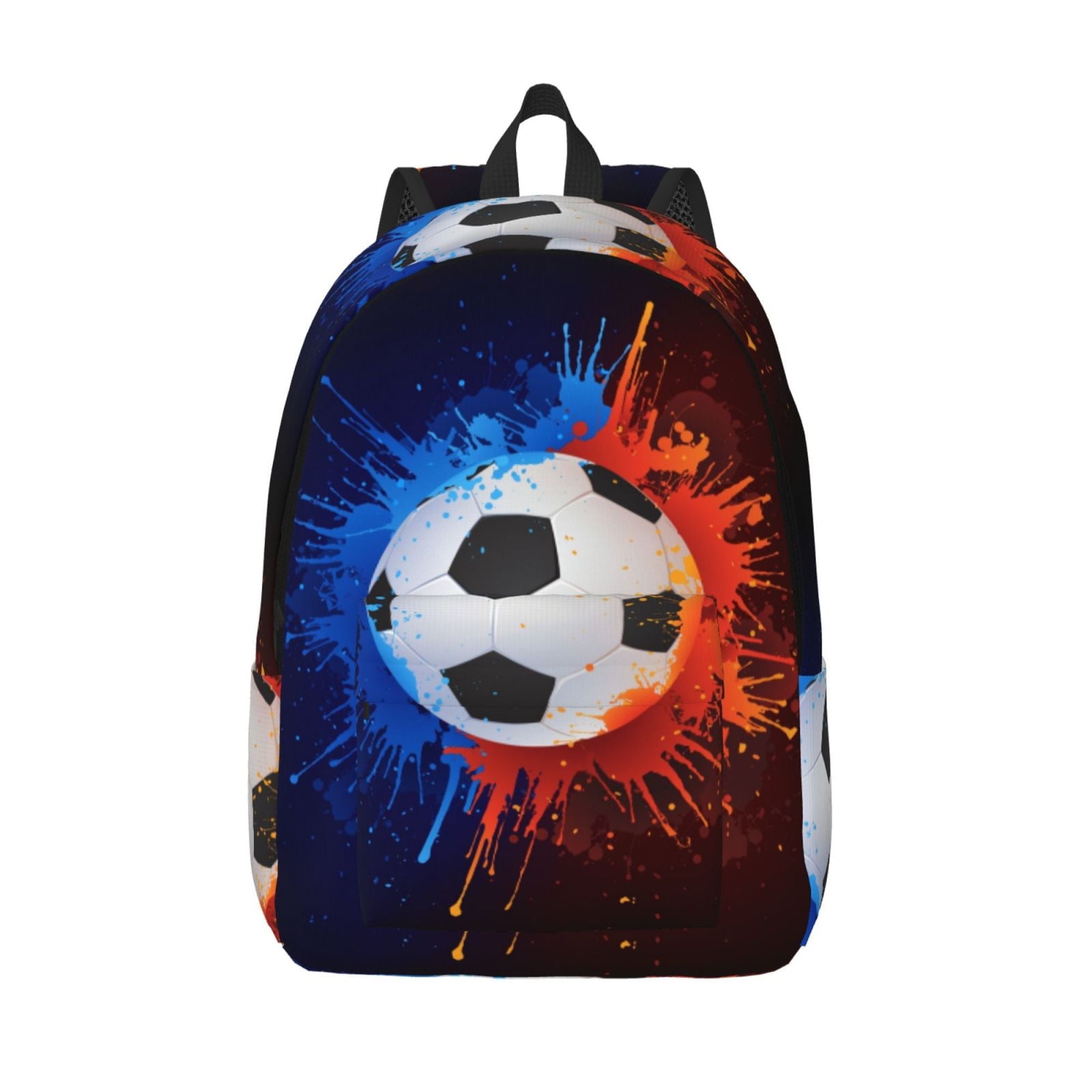 Soccer Ball Sport Kids School Backpack for Boys Girls,Travel Laptop ...