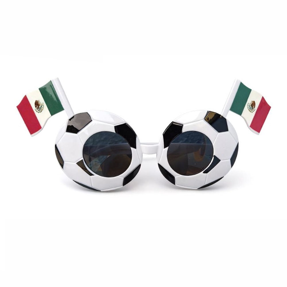 Soccer Ball Sunglasses Brazil Flag Party Glasses, World Cup Fan Goggles ...