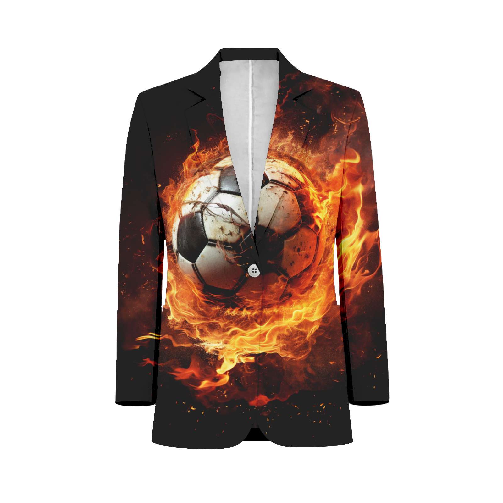 Soccer Ball Watercolor Mens Suits Shawl Collar Slim Fit Suit Mens Groom ...