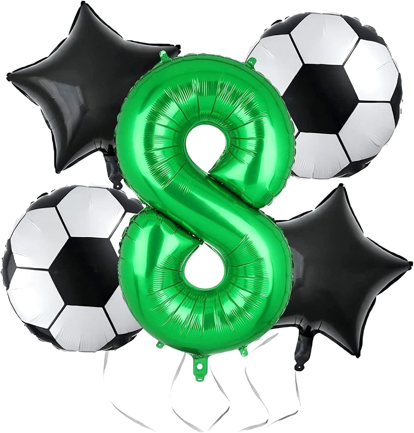 Soccer Balloons 8th Birthday Decorations for Boy, Soccer Birthday Party ...