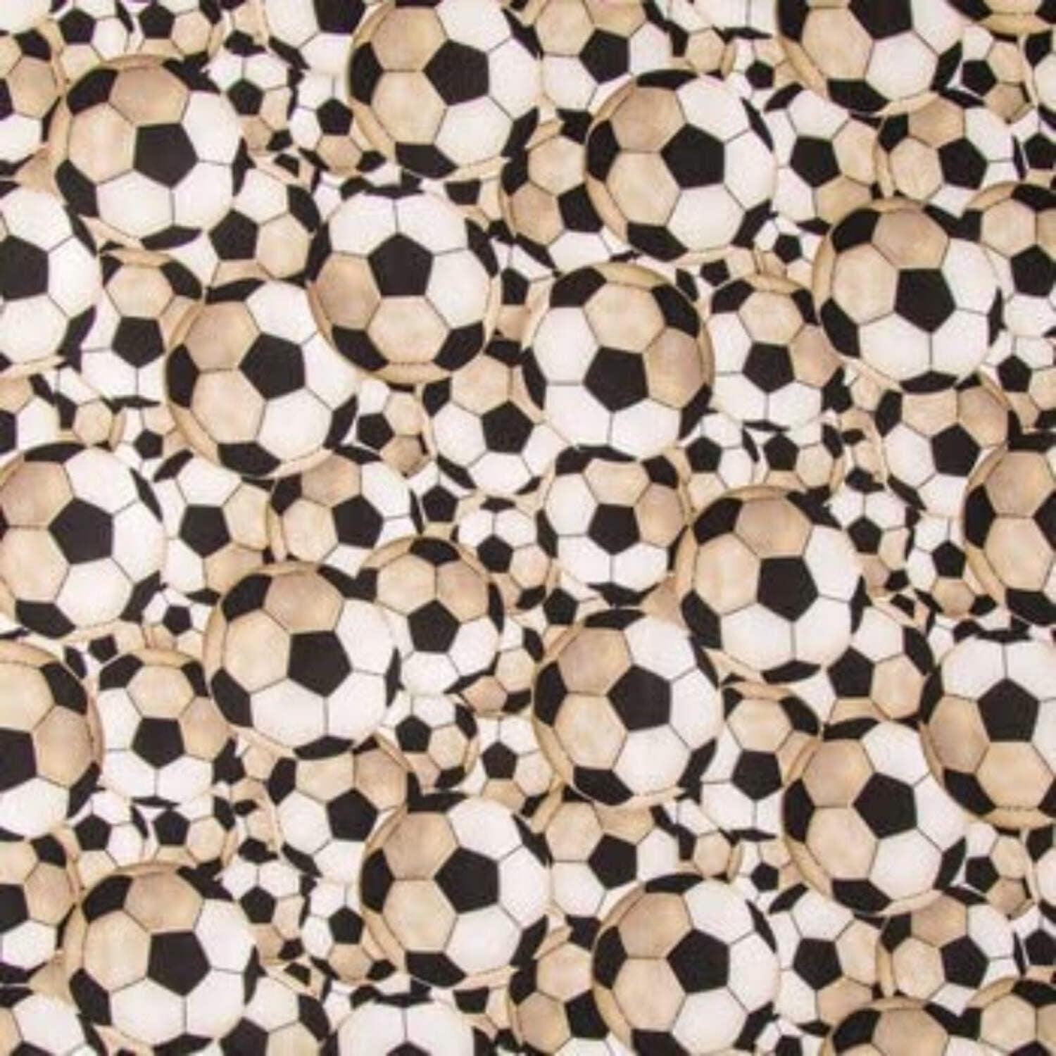 Soccer Balls Calico Cotton Fabric - Walmart.com