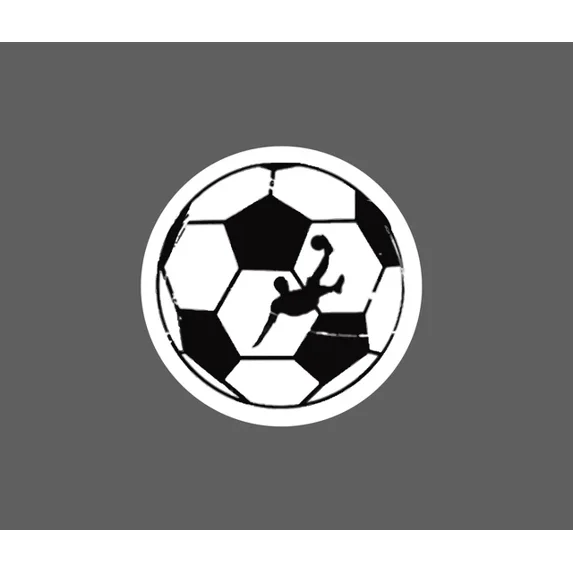 DOPASTICKER Soccer Bicycle Kick Sticker Futbol Games Sport Sticker ...