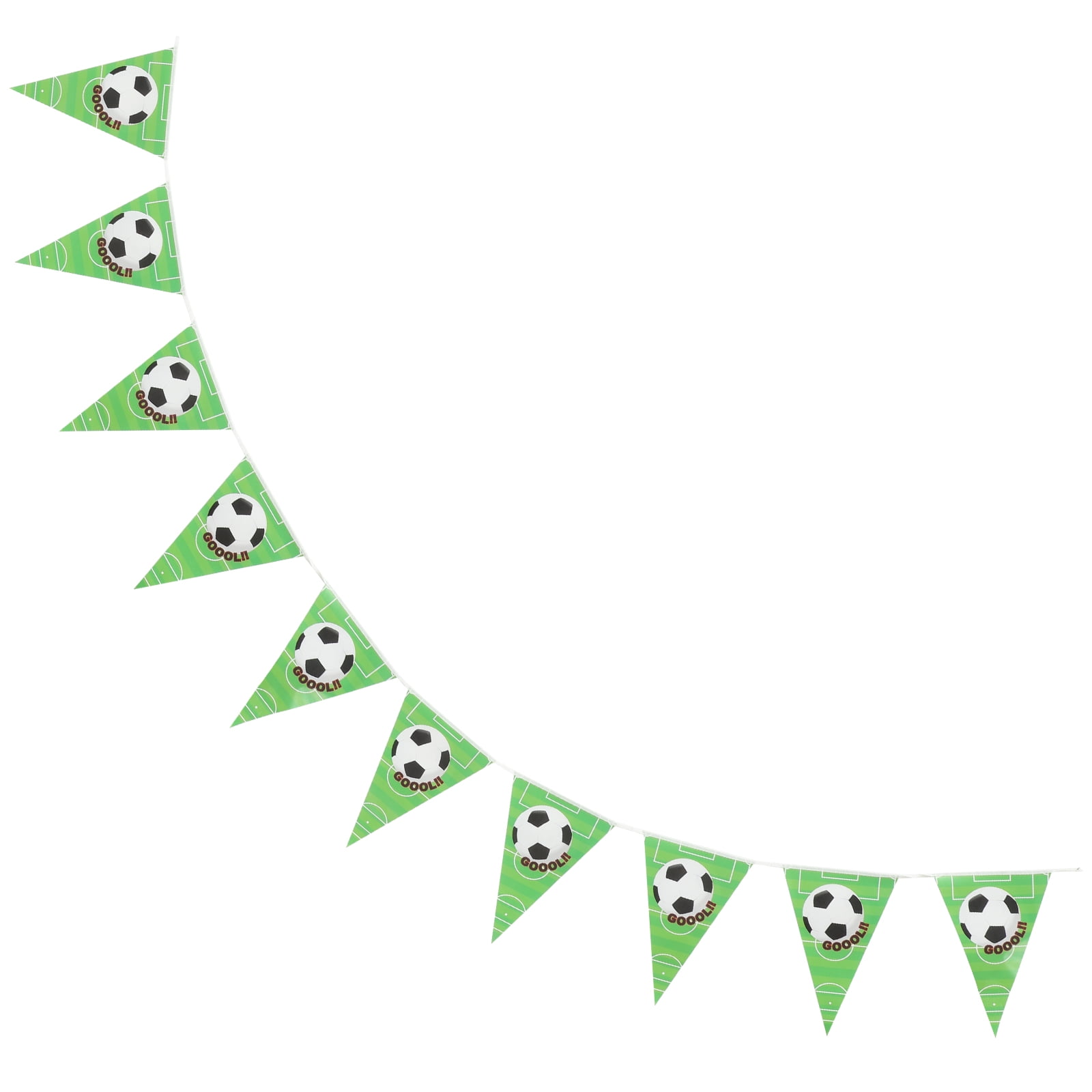 Soccer Birthday Decorations Party Supplies Sporty Theme Bunting Banners ...