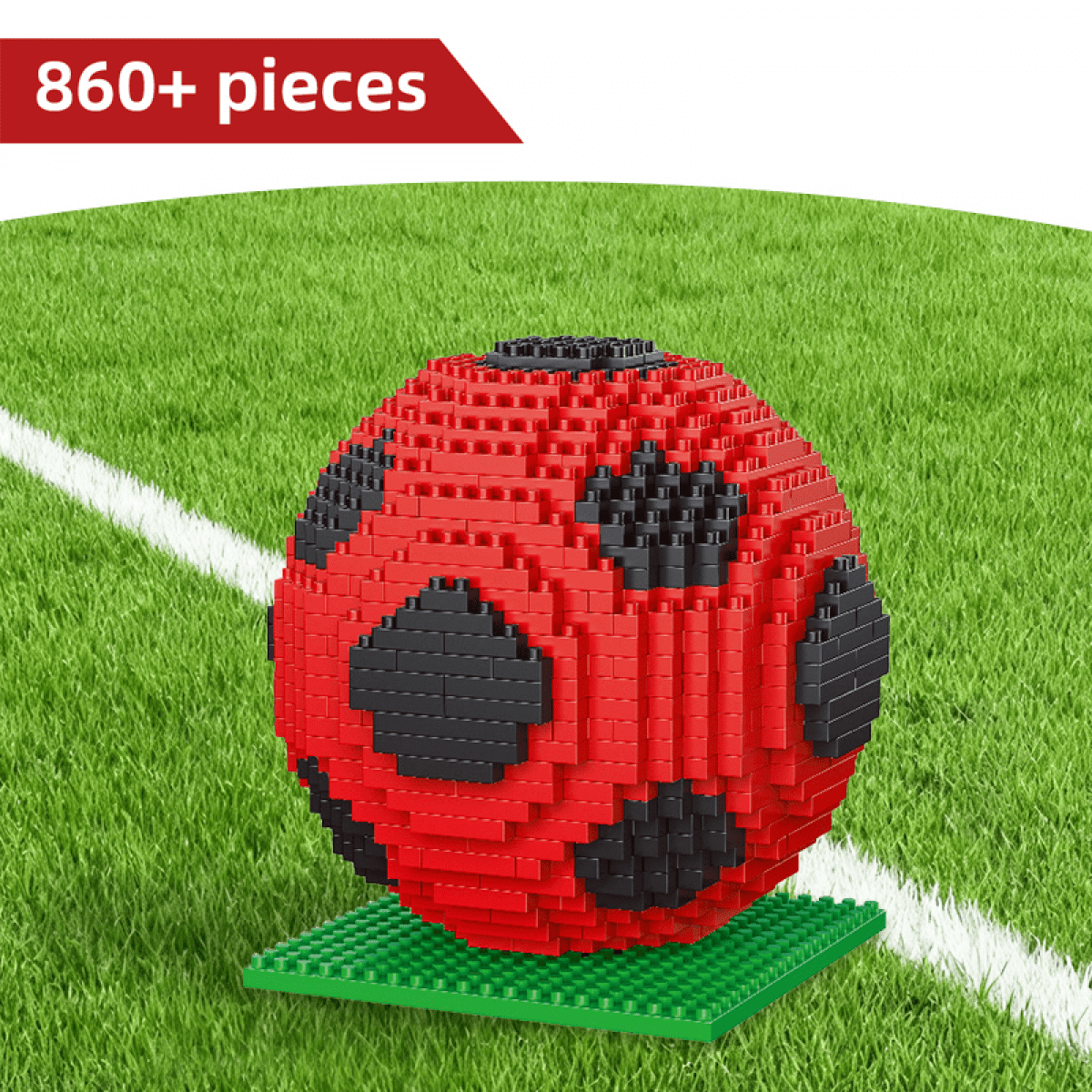 Soccer Building Blocks Set with 860Pieces Micro Building Set STEM ...