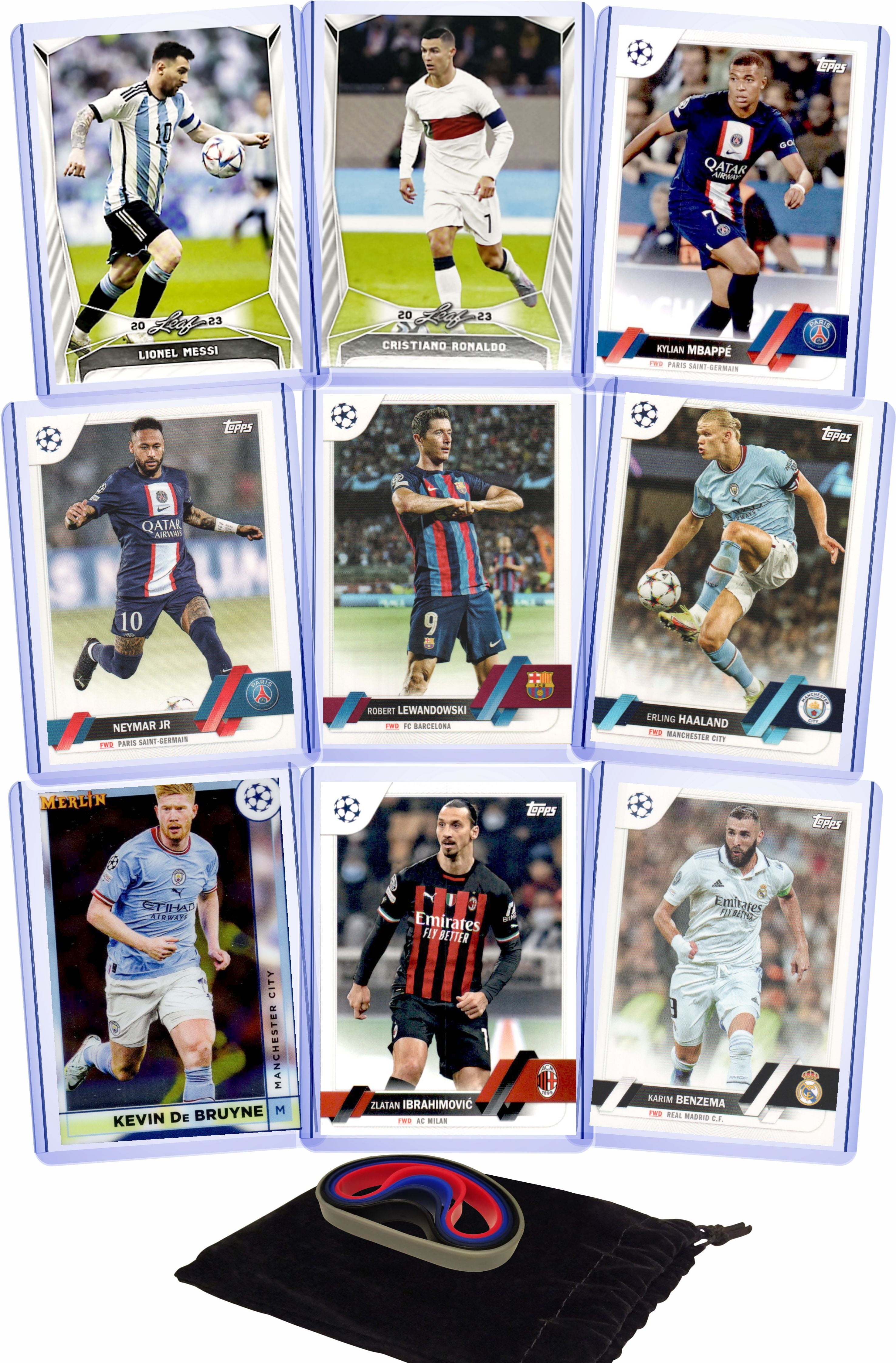 Soccer Cards: Lionel Messi, Cristiano Ronaldo, Kylian Mbappe, Robert ...