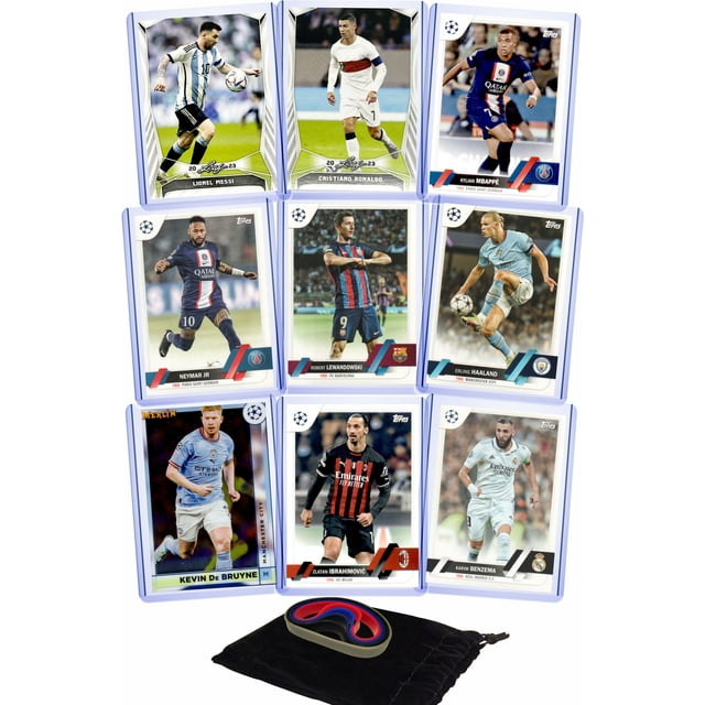 Soccer Cards: Lionel Messi, Cristiano Ronaldo, Kylian Mbappe, Robert ...