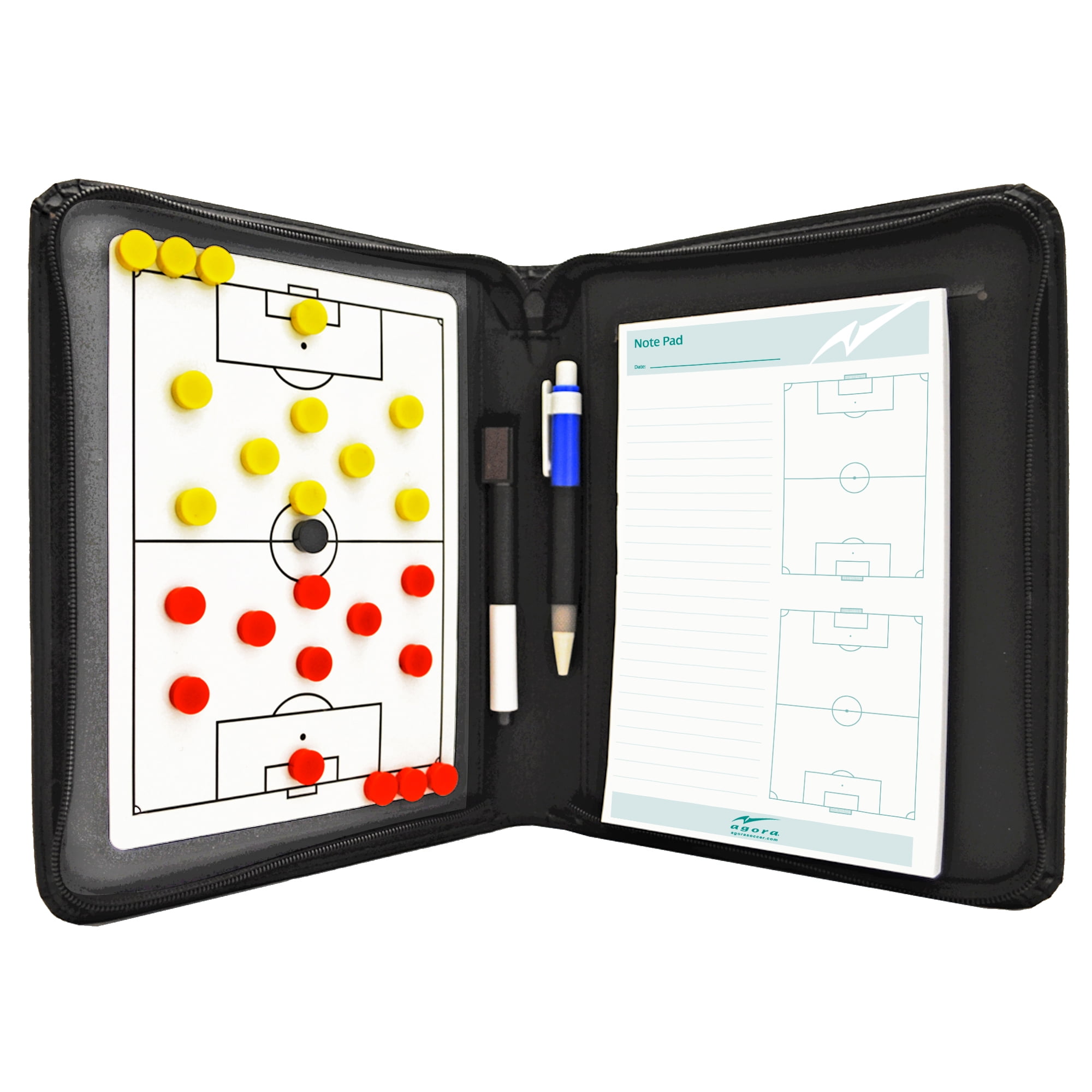 Soccer Ball Coach Organizer with Magnetic Dry-Erase Board and ...