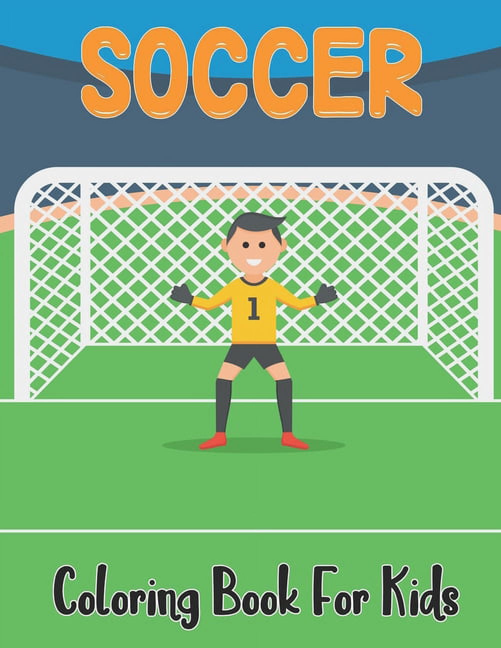 Soccer Coloring Book For Kids : An Soccer Coloring Book for Children ...