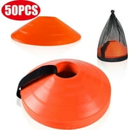 Cyfie 50pcs Soccer Cones, Sports Cones for Drills Athletic Cones for Agility, Soccer, Football ...
