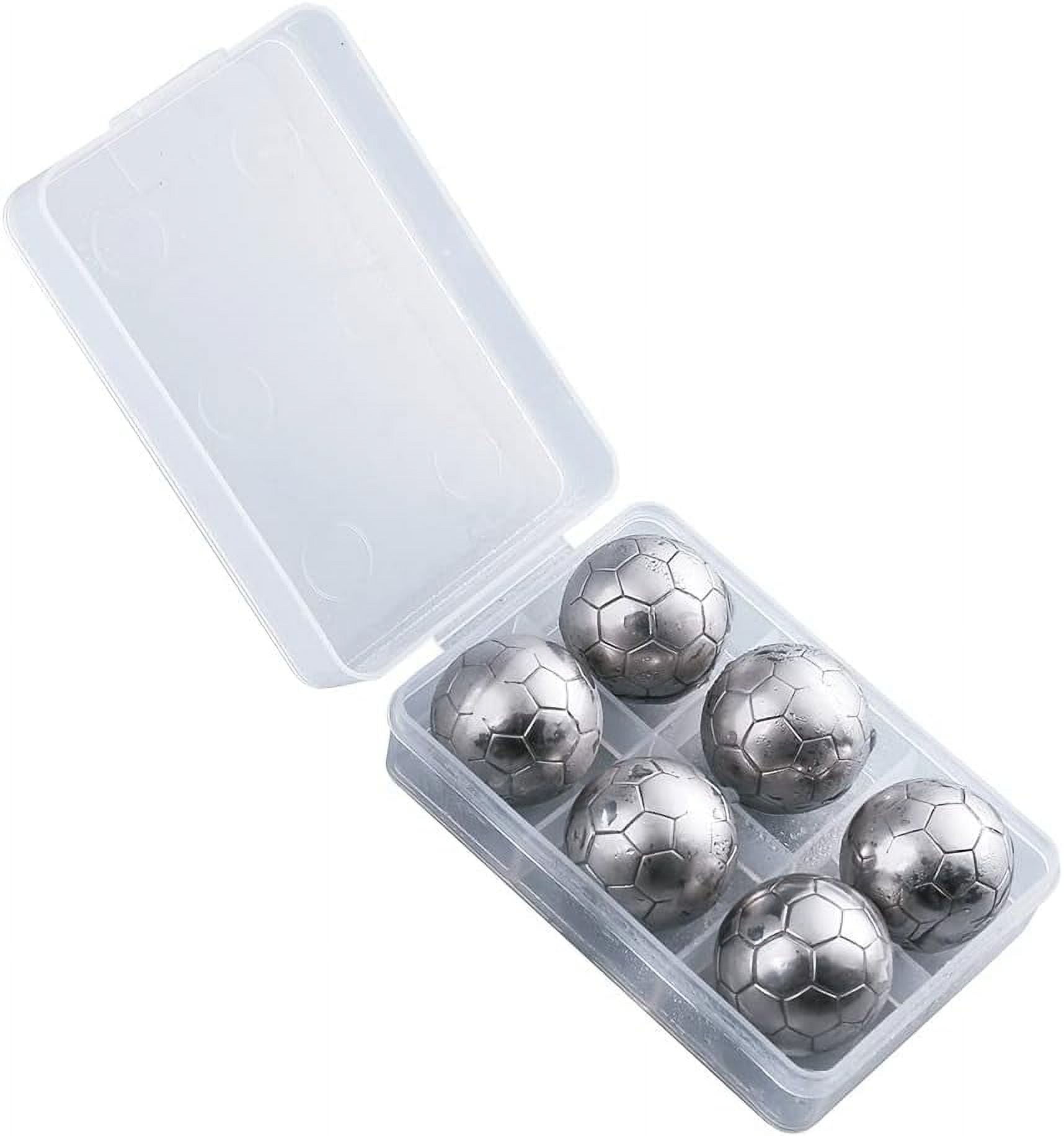 Soccer Drinks Ice Cubes Reusable Metal Ice Cubes Whiskey Cooling Ice ...