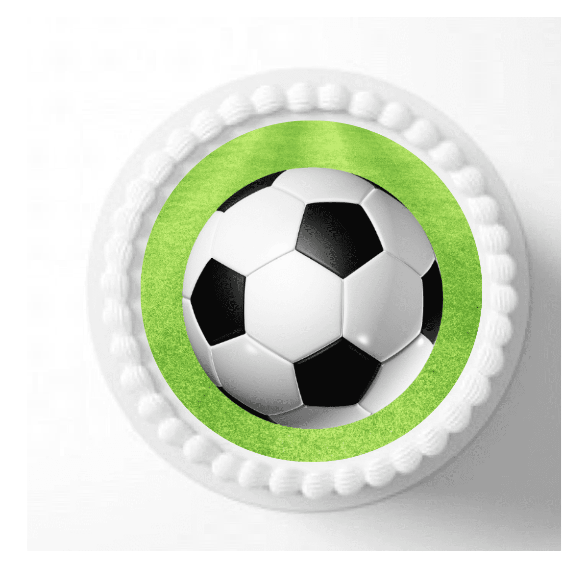 Soccer Edible Photo Image Cake Decoration 7.5inch Round - Walmart.com