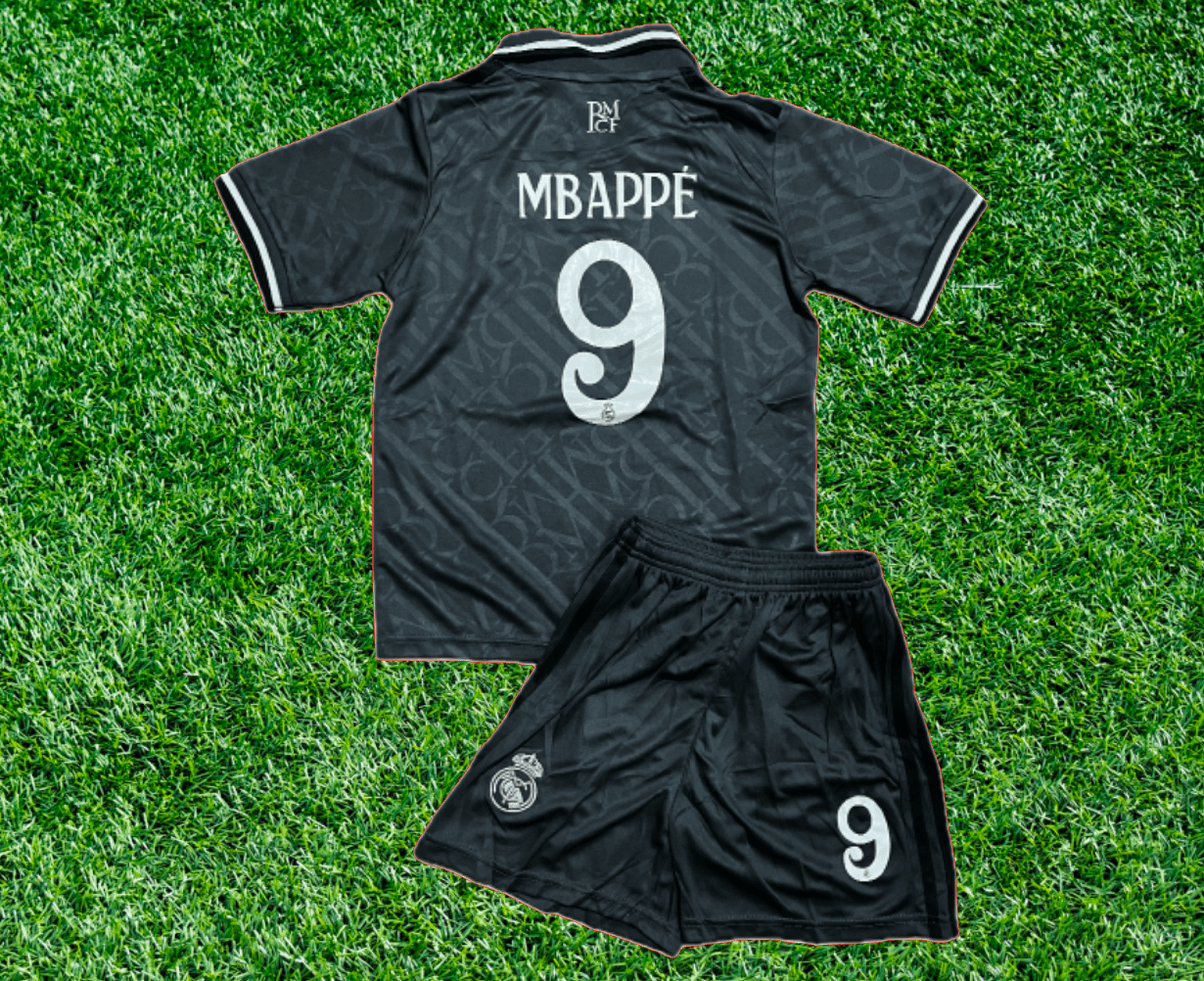 Soccer Fan Jersey, #9 charcoal away Kids youth Jersey, football player ...