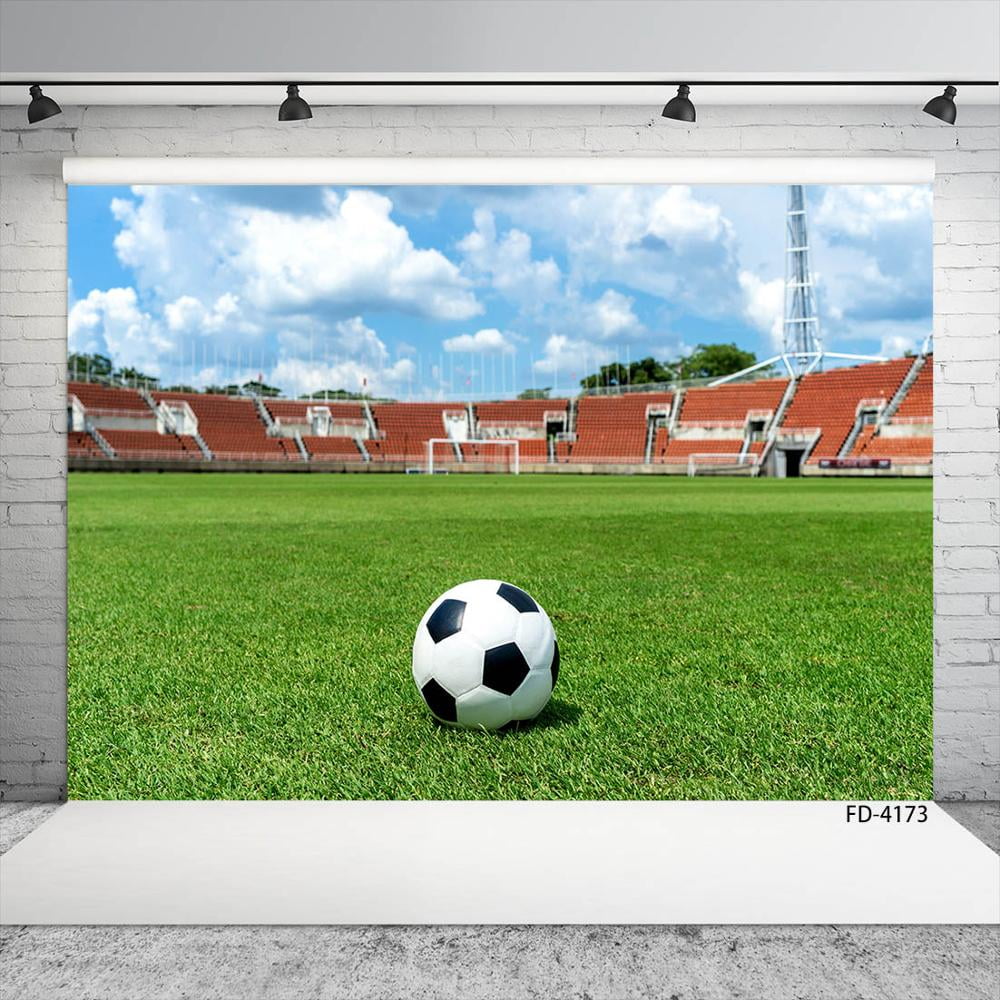 Soccer Field Photography Backdrops Stadium Vinyl Photographic ...