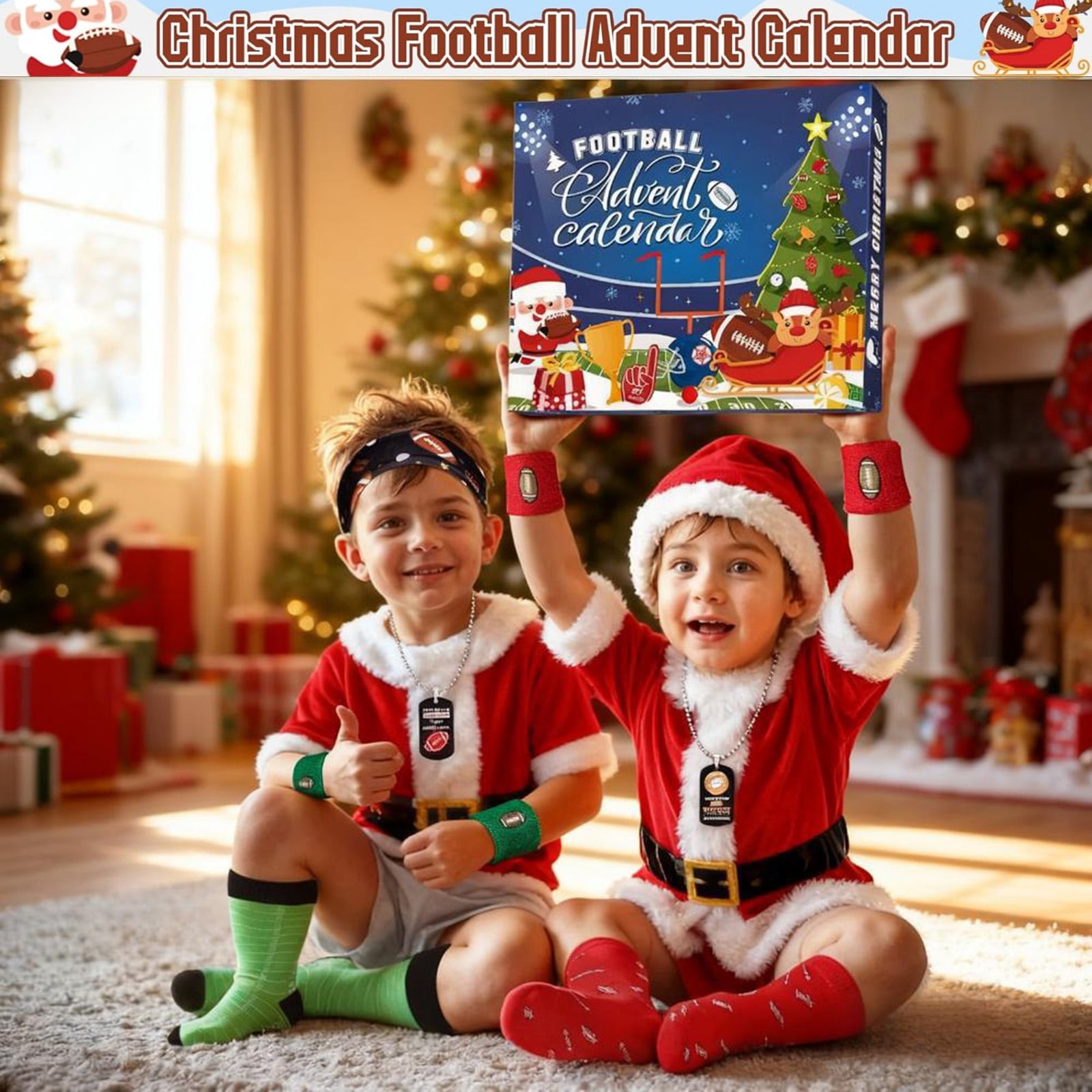 Soccer Football Advent Calendar 2025, Christmas Countdown with 24 ...
