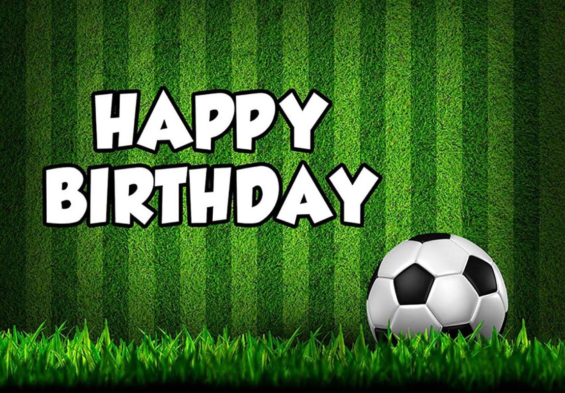 Soccer Football Field Sports Party Background Baby Shower ration Custom ...