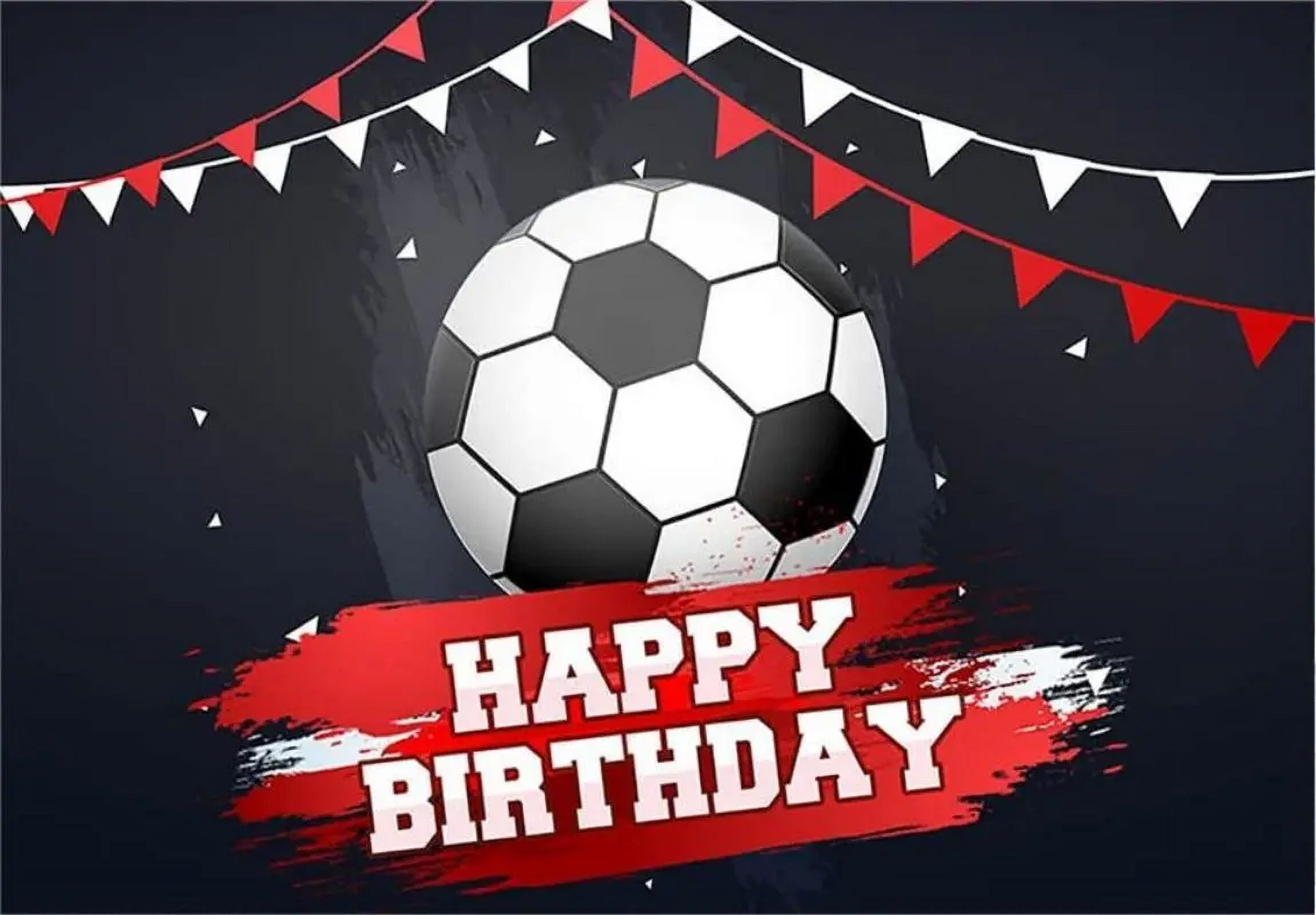 Soccer Football Field Sports Party Background Baby Shower ration Custom ...