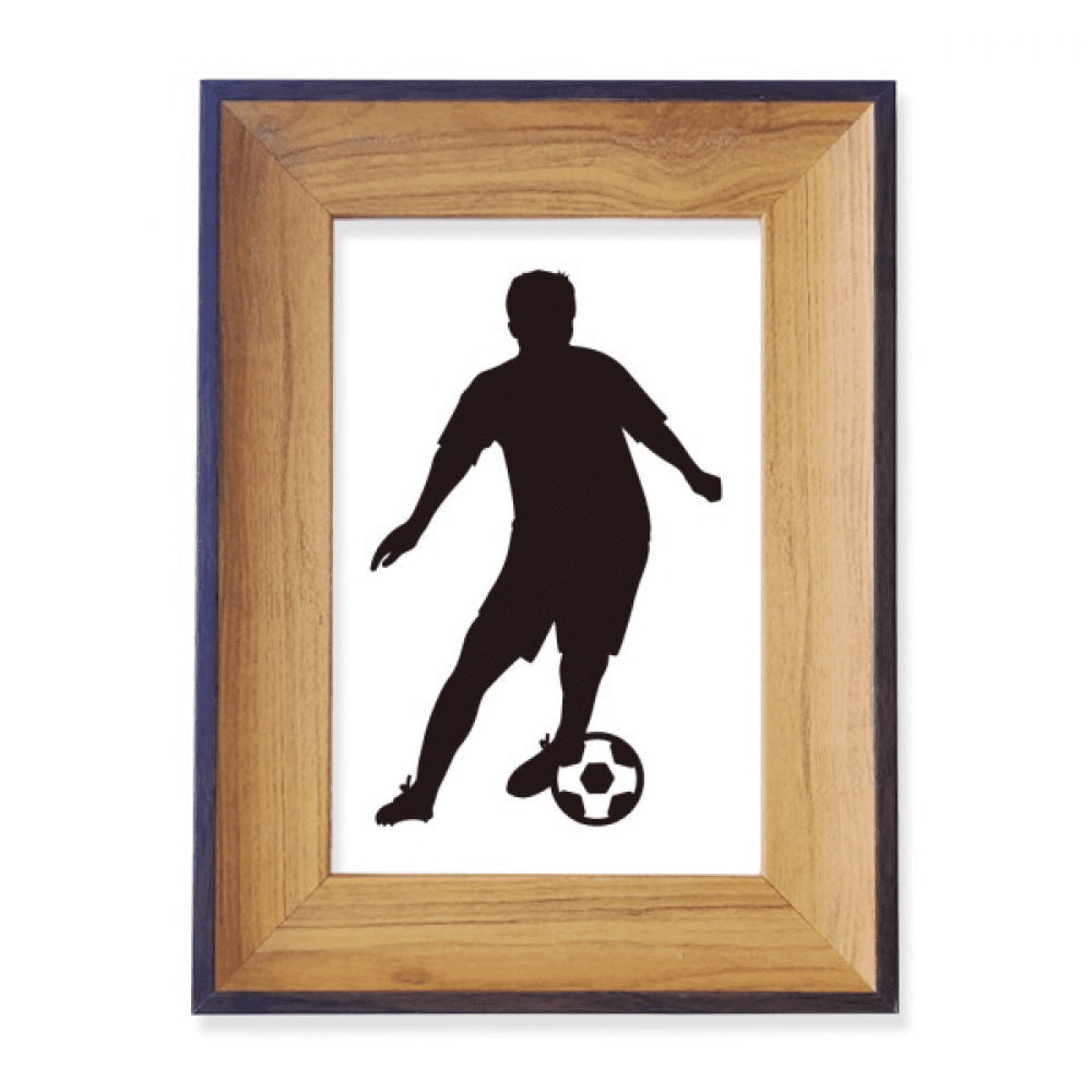 Soccer Football Sports Outline Photo Frame Exhibition Display Art ...