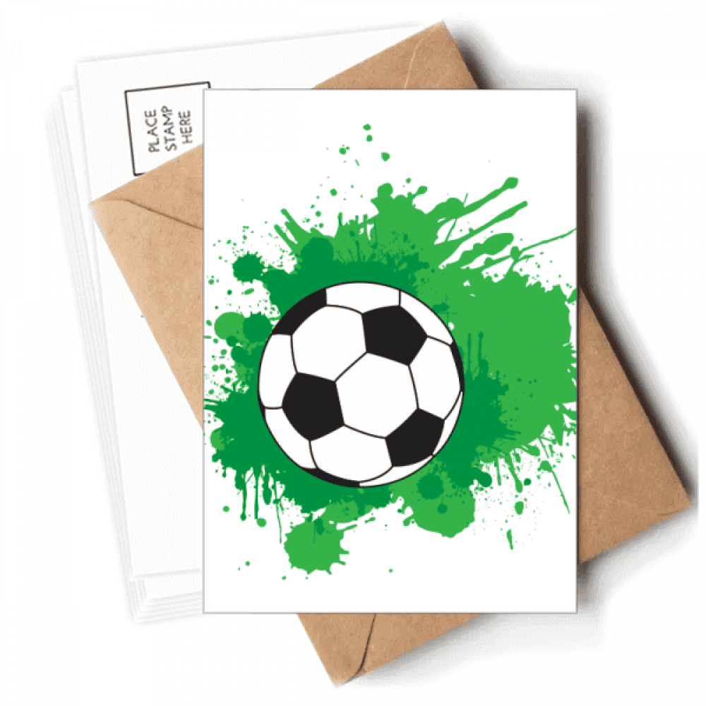 Soccer Football Sports Your Text Postcards Envelopes Blank Note Cards ...