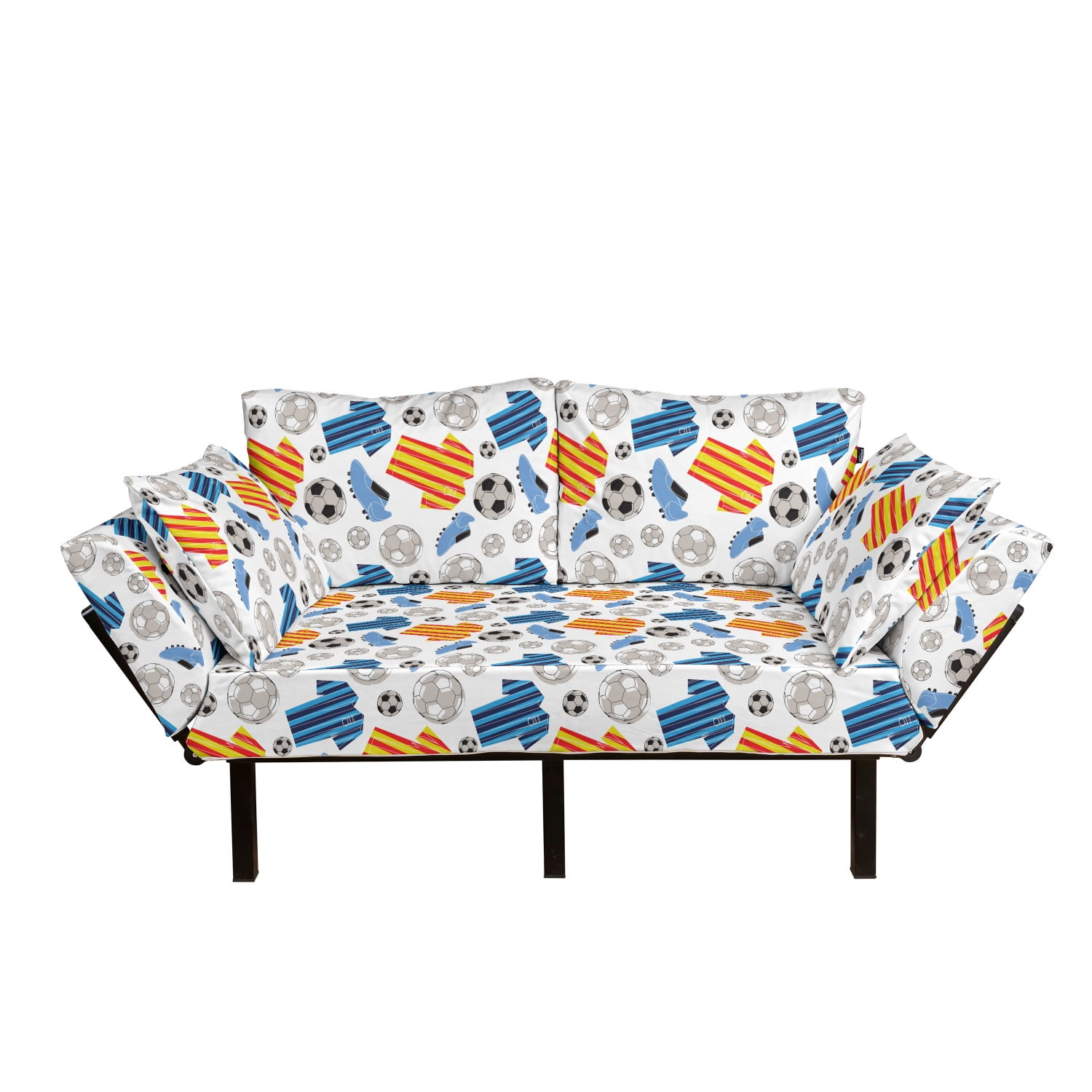 Soccer Futon Couch, Sports Clothes Professional Player Athlete Shoes ...