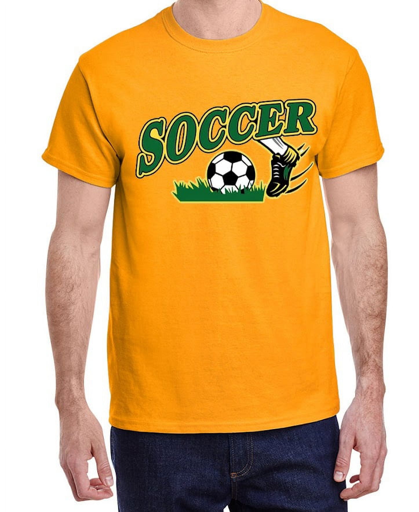 Soccer Gear Coach Team Gifts Dad T-shirt Mens Graphic Tees - Walmart.com