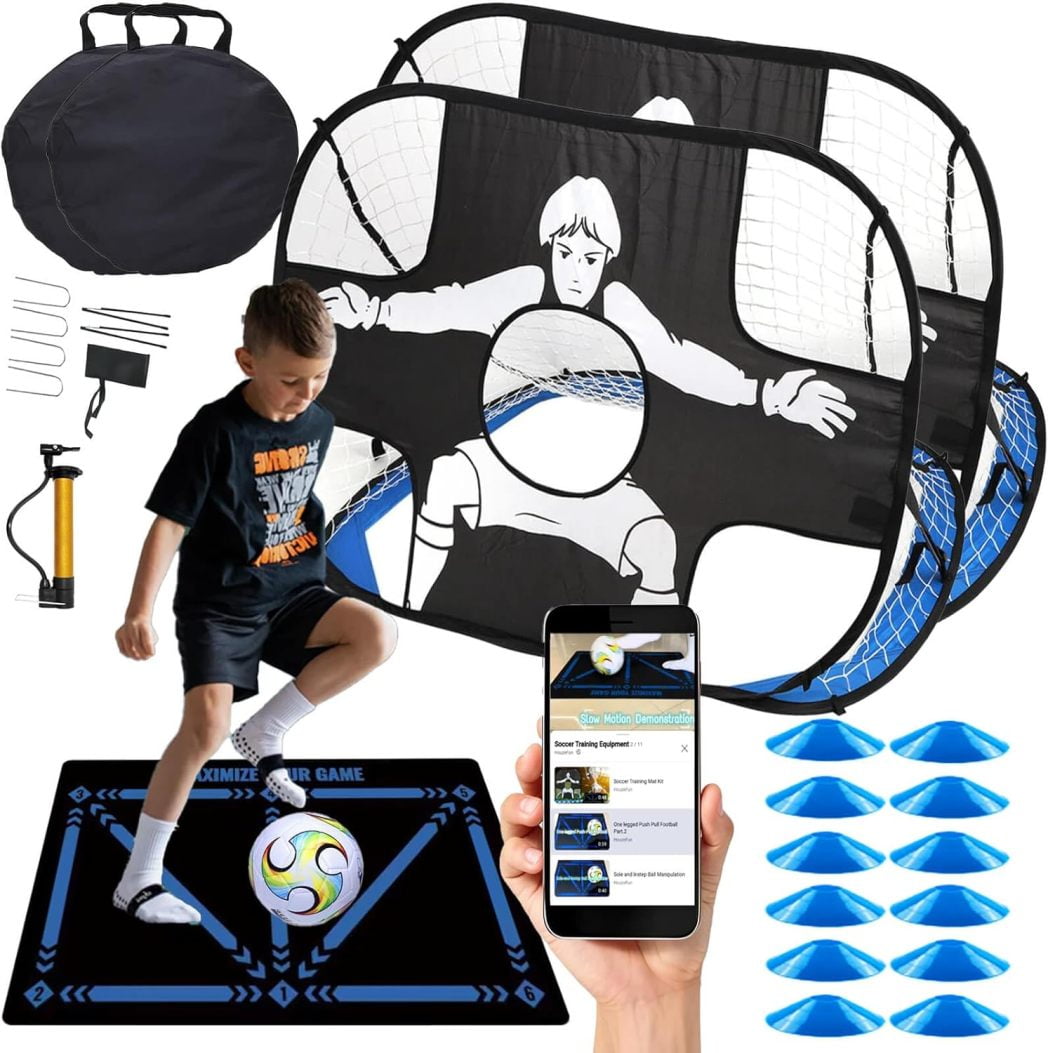 Soccer Goal for Backyard, 4'x3' Pop Up Soccer Goal, Football Target ...