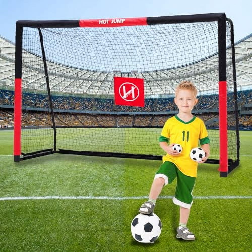 Soccer Goal for Backyard,6x4/8x5/10x6.5/12x6.5ft Metal Soccer, Soccer ...