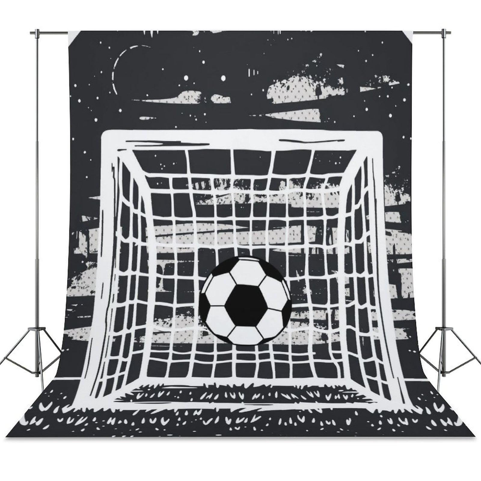 Soccer Goal Ball Party Backdrop Birthday Decoration Backgrounds for ...