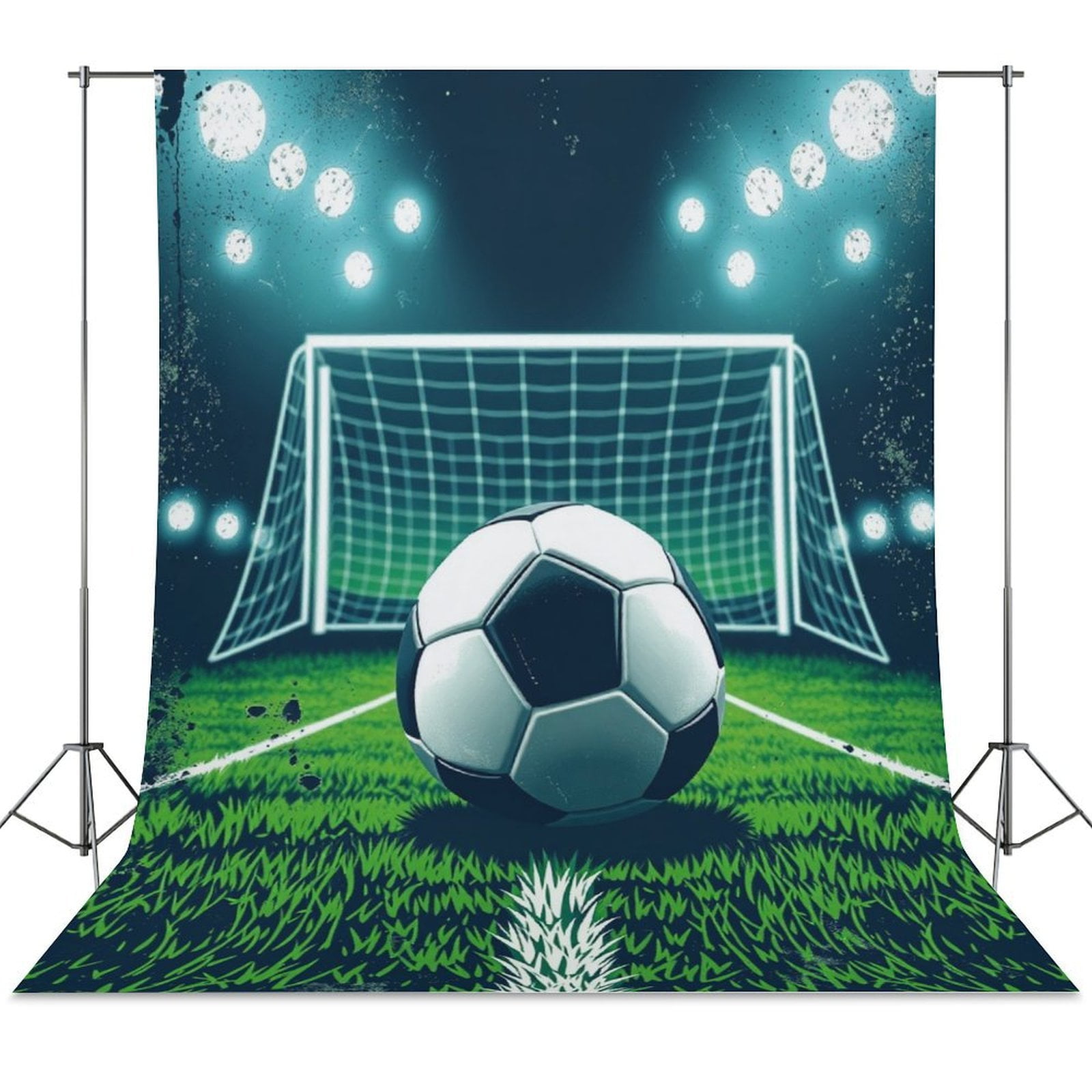 Soccer Goal Game Party Backdrop Birthday Decoration Backgrounds for ...