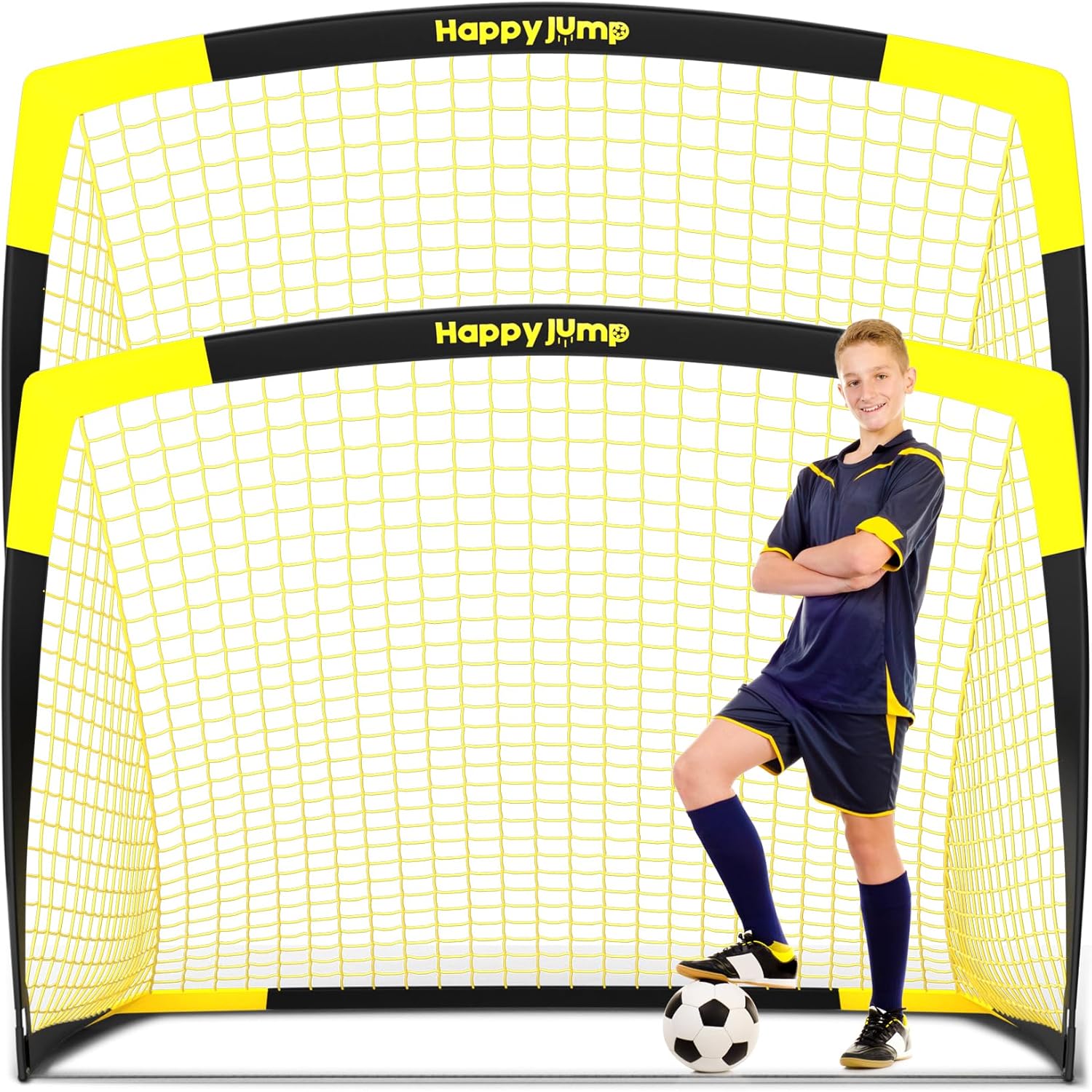 Soccer Goal Pop Up Foldable Soccer Net for Backyard 7x5FT,5x3.6FT,4x3FT ...