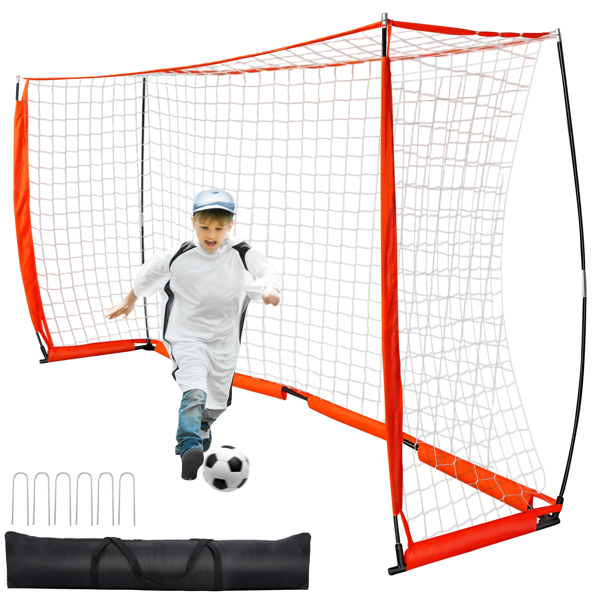 Walmart Soccer Goal, 12x6Ft Portable, Youth to Adult, Metal Folding ...