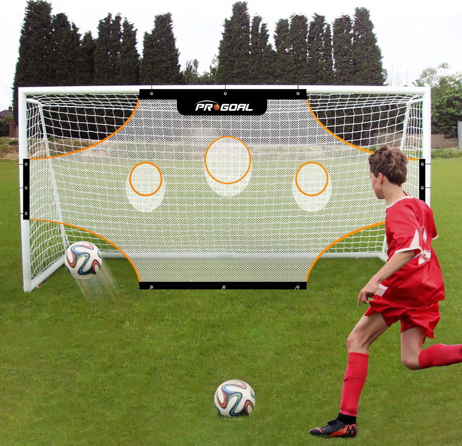 Soccer Goal Target Training Nets - 24x8FT/17x6.6FT/11x6FT Soccer ...