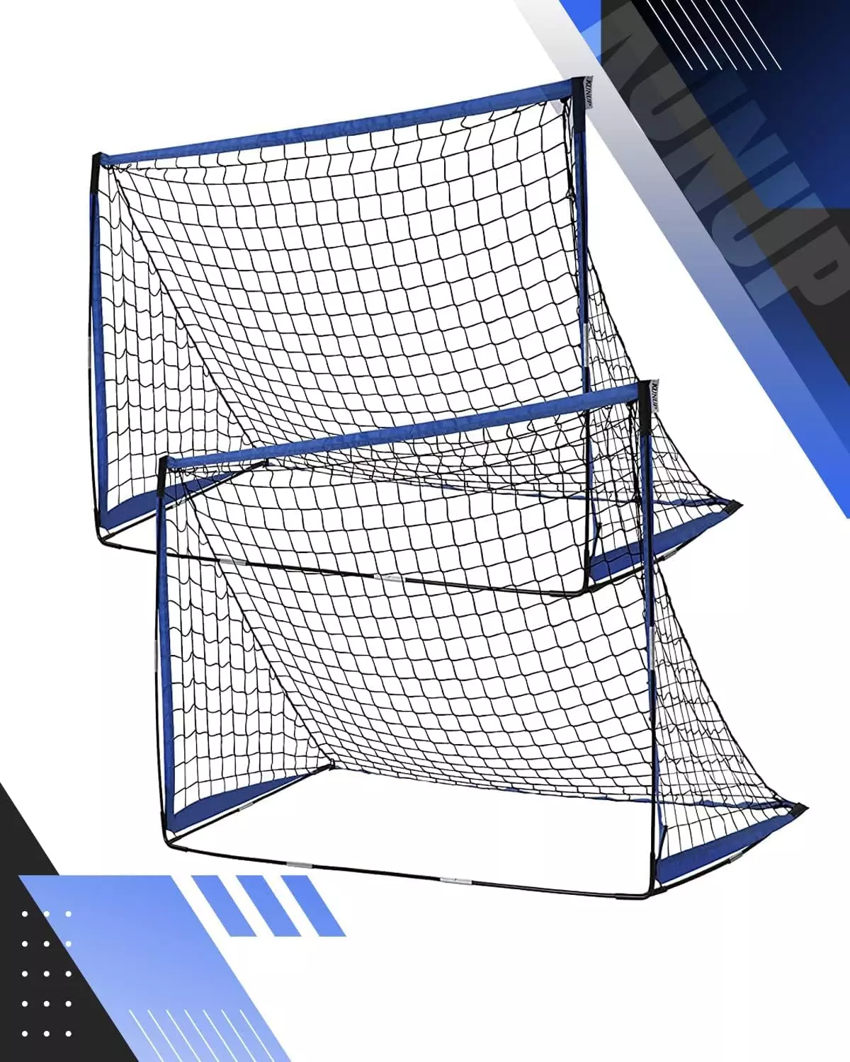 Soccer Goals for Backyard for Kids, Portable Soccer Nets Set, 2 Packs ...