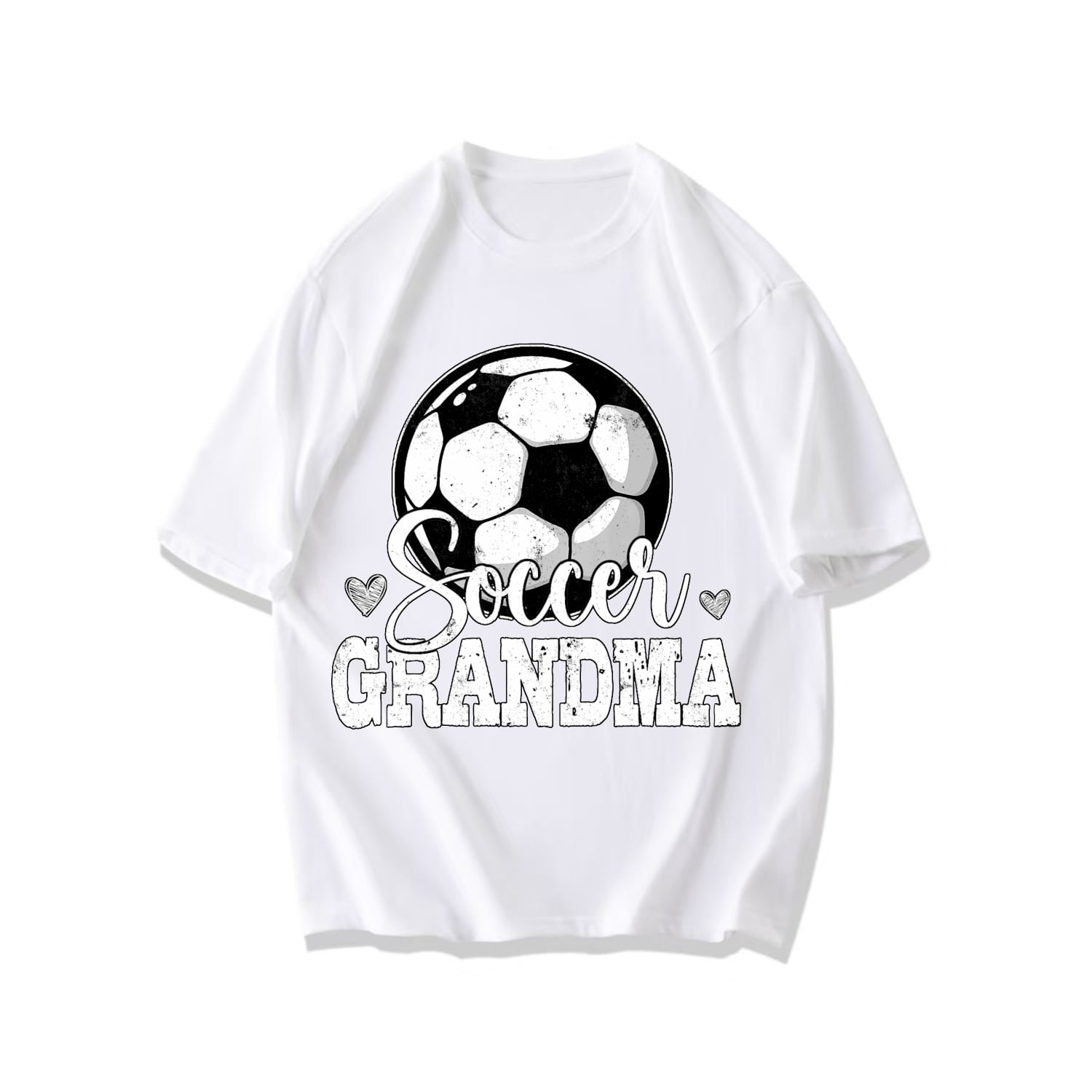 Soccer Grandma T Shirt Black Soccer Ball And Text Design For ...